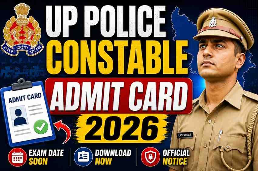 UP Police Constable Admit Card 2026 - Bharat Job Result