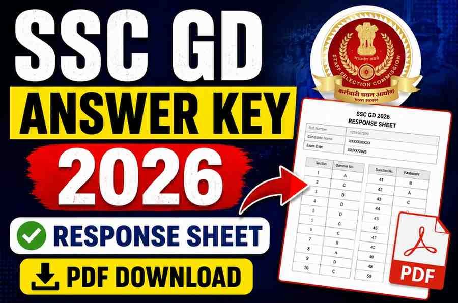 SSC GD Answer Key 2026, Response Sheet PDF - Bharat Job Result