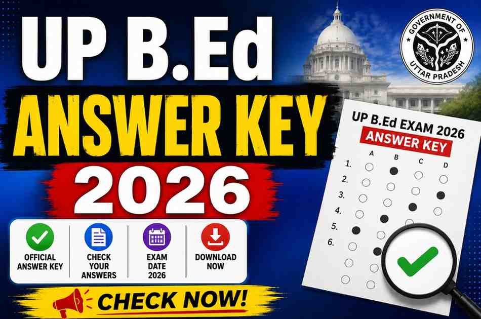 UP B.Ed Answer Key 2026 - Bharat Job Result
