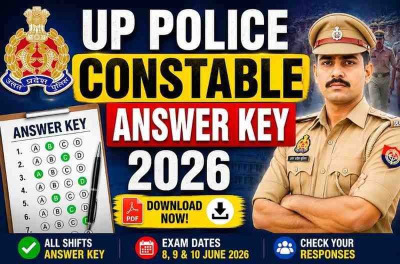 UP Police Constable Answer Key 2026 - Bharat Job Result